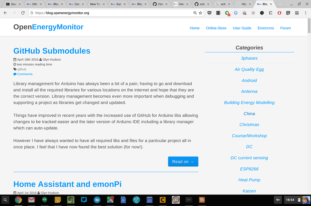 New Blog! - Organisation - OpenEnergyMonitor Community