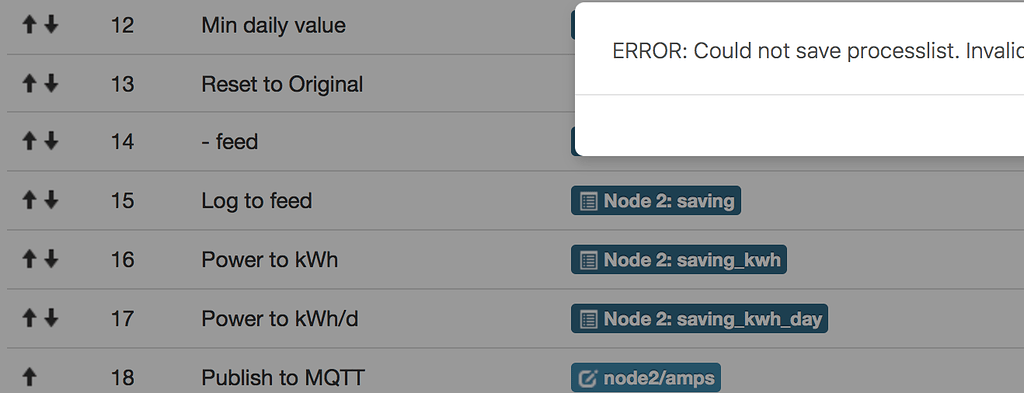 Cannot add process "Publish to MQTT" to input - Emoncms - OpenEnergyMonitor Community