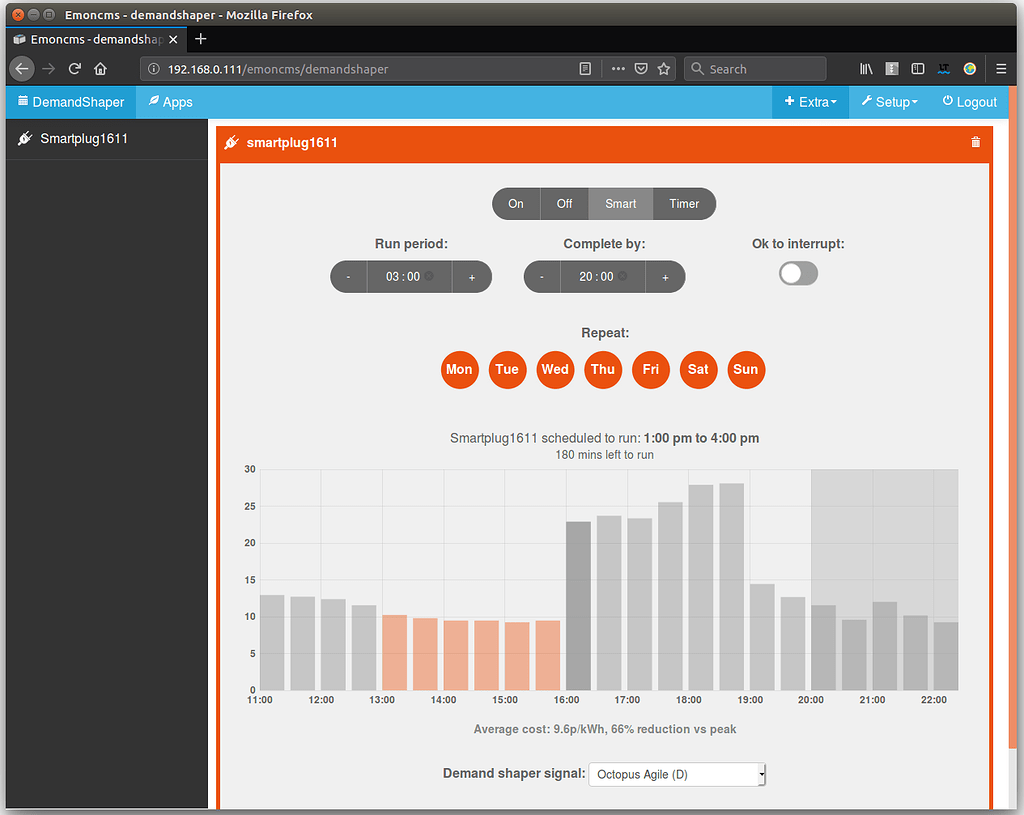 Emoncms Demand Shaper module - Emoncms - OpenEnergyMonitor Community