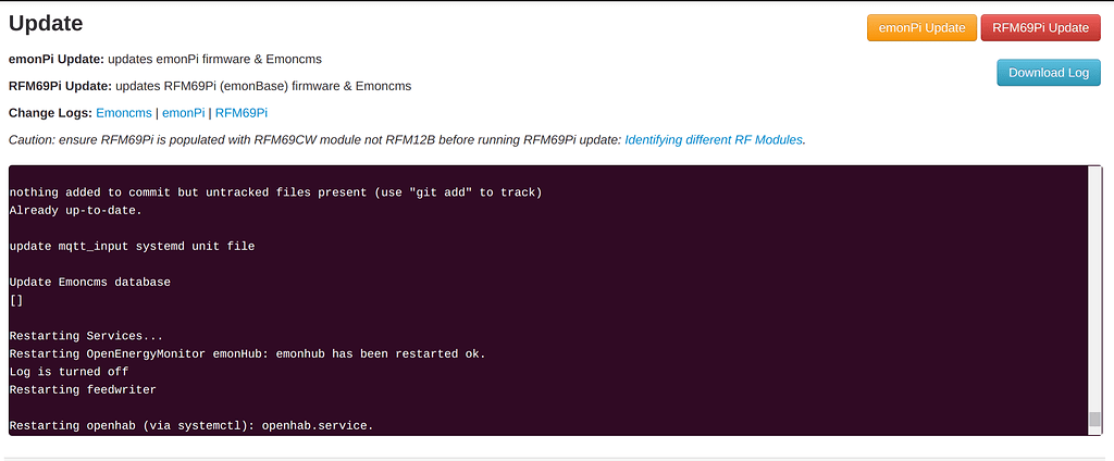RFM69Pi Update Via Emoncms (emonBase) - RFM69Pi - OpenEnergyMonitor Community