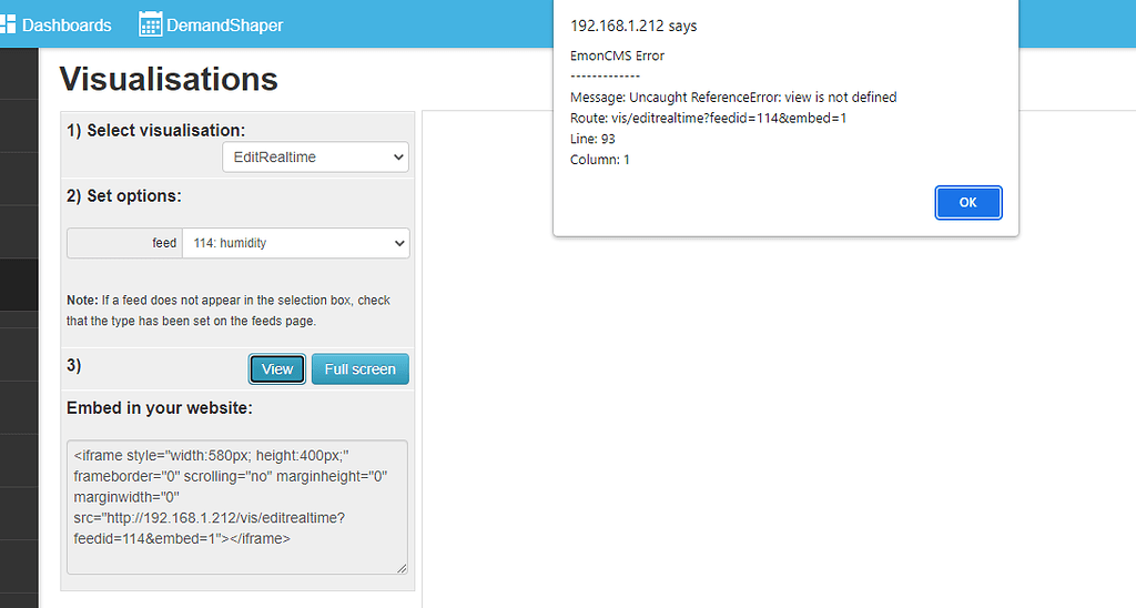 Unable to edit feed data - Emoncms - OpenEnergyMonitor Community