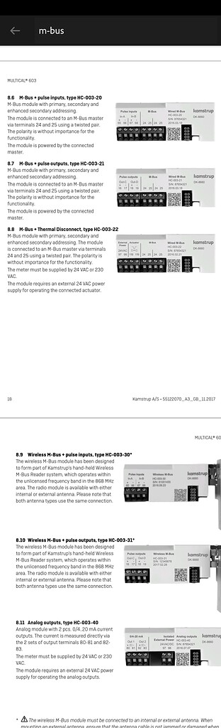 Mbus module for kampstrup MULTICAL 603? - Heatpump - OpenEnergyMonitor Community