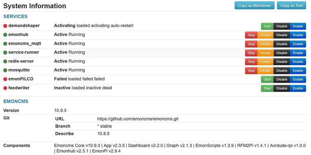 Backup : Error: missing backup config.cfg - Emoncms - OpenEnergyMonitor Community