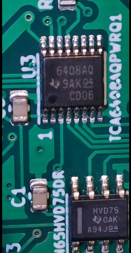 Two versions of Multiplexer chip TCA6408A at LCSC - diyBMS - OpenEnergyMonitor Community
