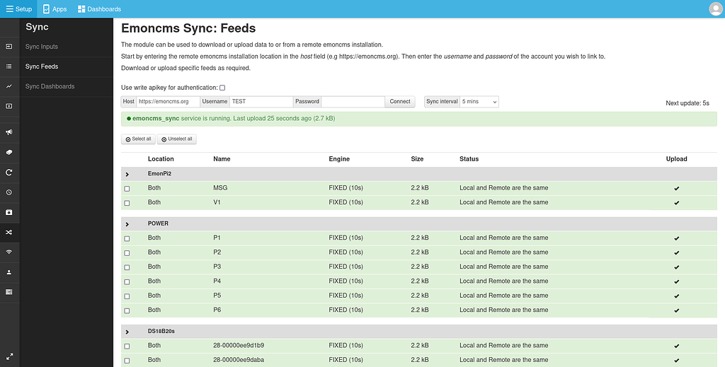 Emoncms Sync module v3.x.x - Emoncms - OpenEnergyMonitor Community
