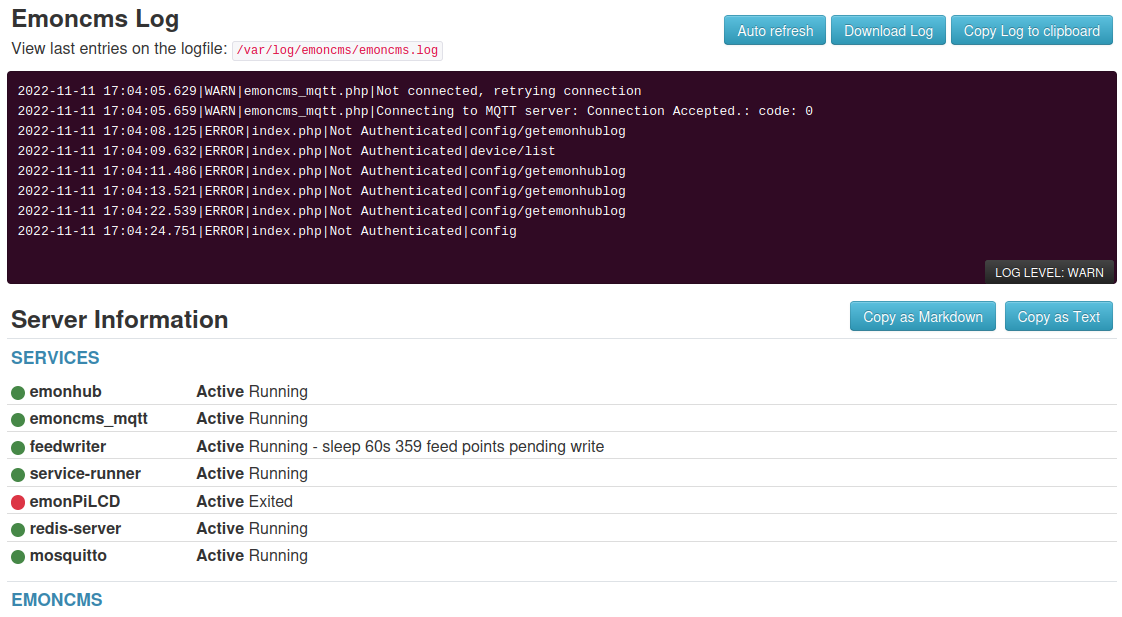 Emonpi inputs N/A - Emoncms - OpenEnergyMonitor Community